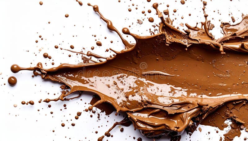 Mud Splatter Frozen in Time Splash Abstract Art, Detailed Texture ...