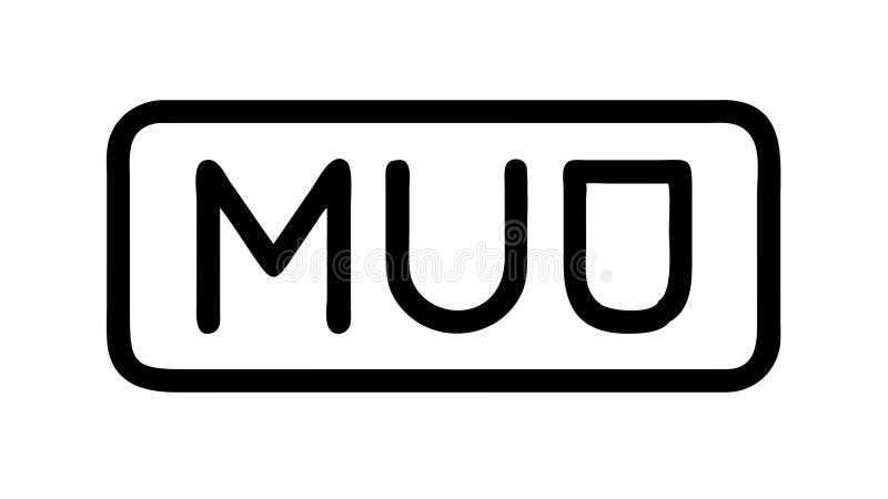 MUD Text Box Label , Vector Design Generative AI Stock Vector ...