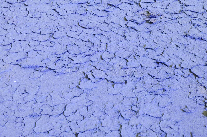 Mud Texture, Cracked Blue Surface Stock Image - Image of ecology, land ...