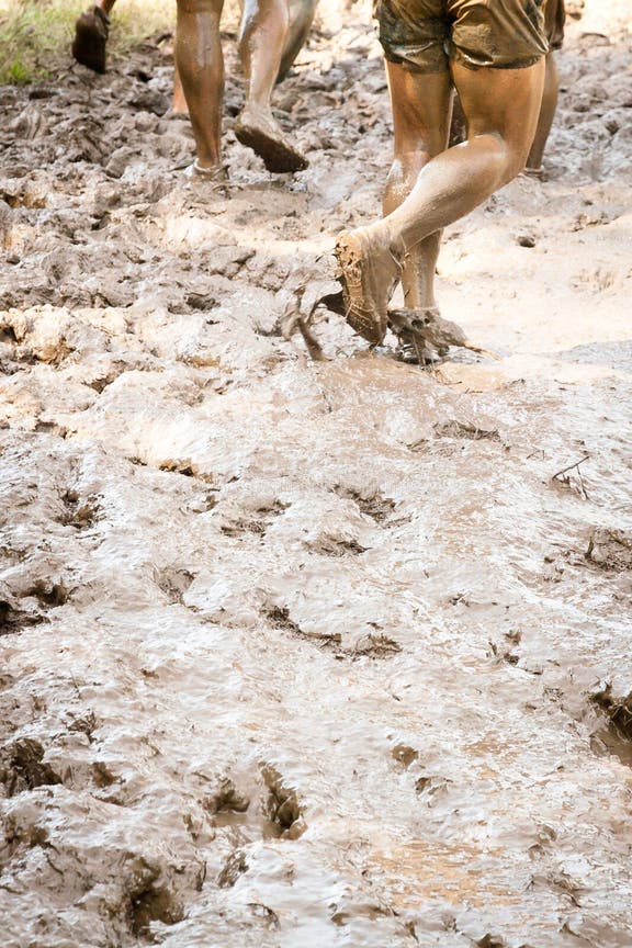 Mud Trail Run stock image. Image of mudder, accomplishment - 30715887