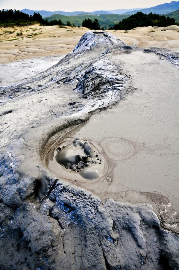 Mud volcano stock photo. Image of healing, land, extrude - 10276974