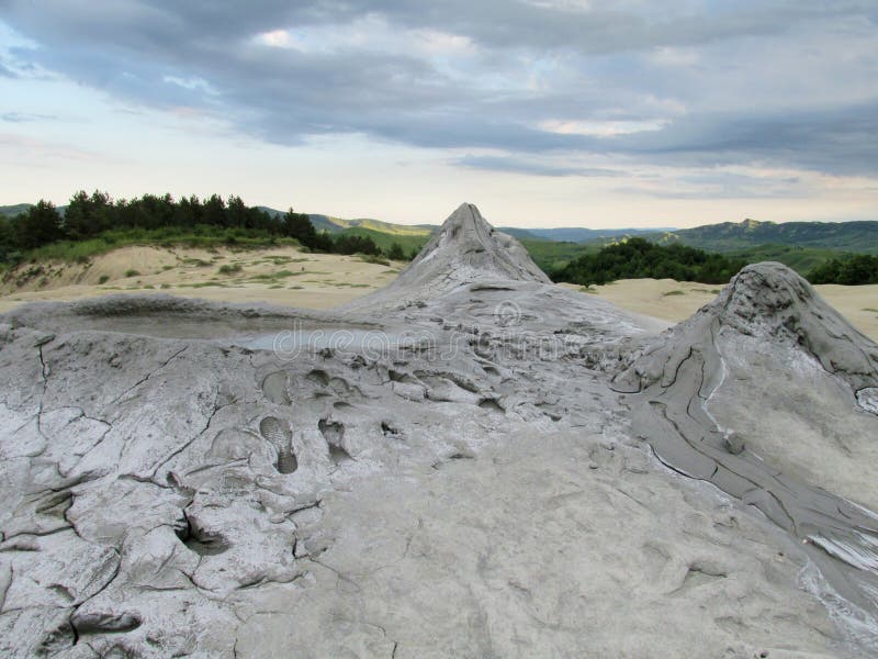 Mud volcano stock photo. Image of clay, azerbaijan, exploding - 74322658