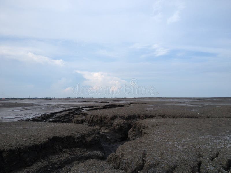 Mud Volcano on East Java, Indonesia Stock Photo - Image of ...