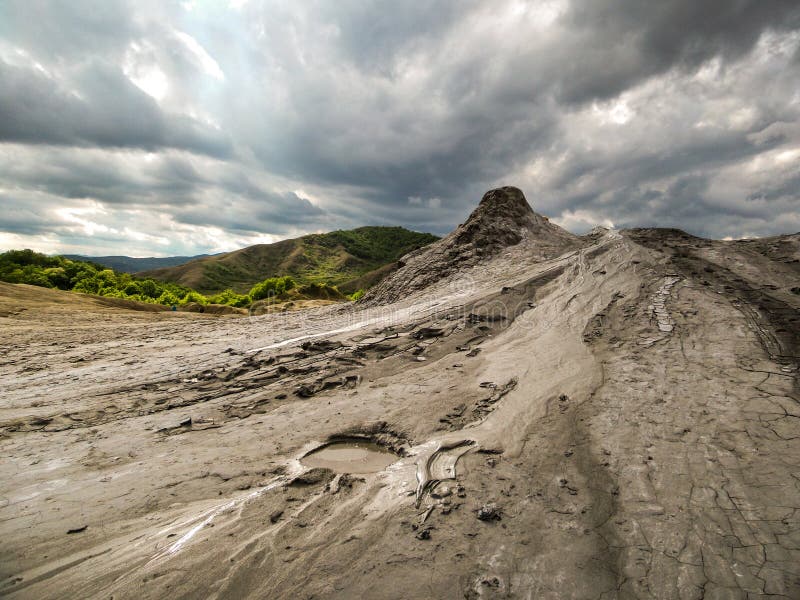 Mud volcano stock photo. Image of rivers, beautiful, stinky - 53948394