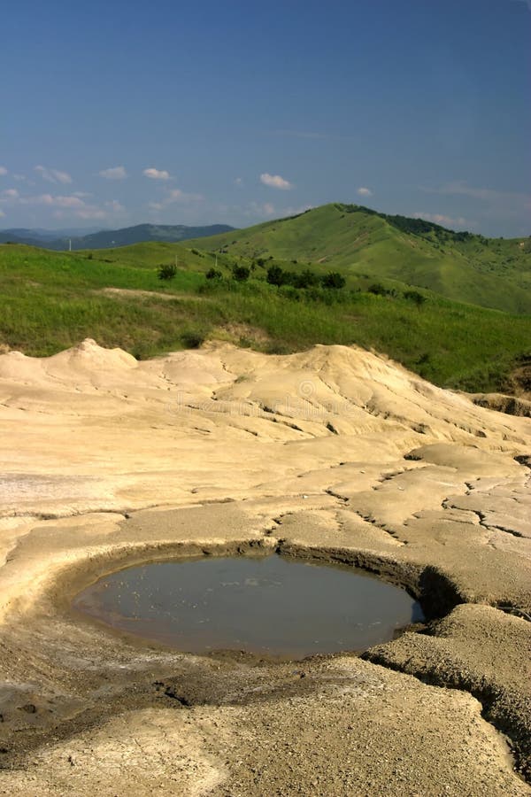 Mud Volcano Portrait Picture. Image: 976886