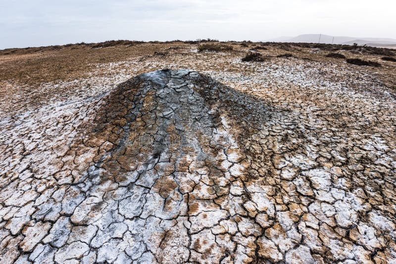 Mud Volcanoes, an Amazing Natural Phenomenon Stock Image - Image of ...