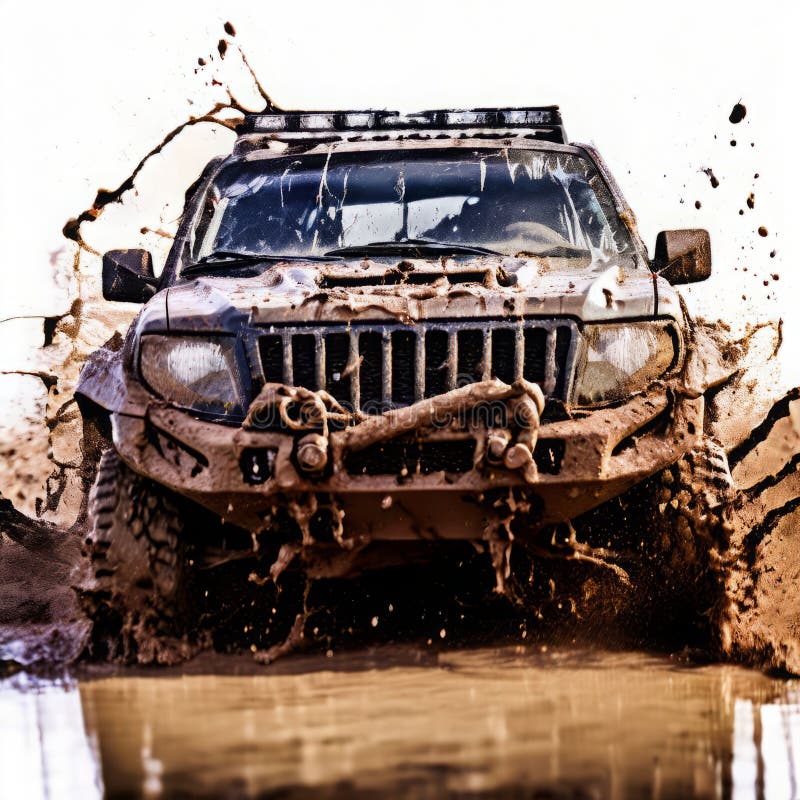Mudbogging a Recreational Activity Involving Driving Vehicles T Stock ...