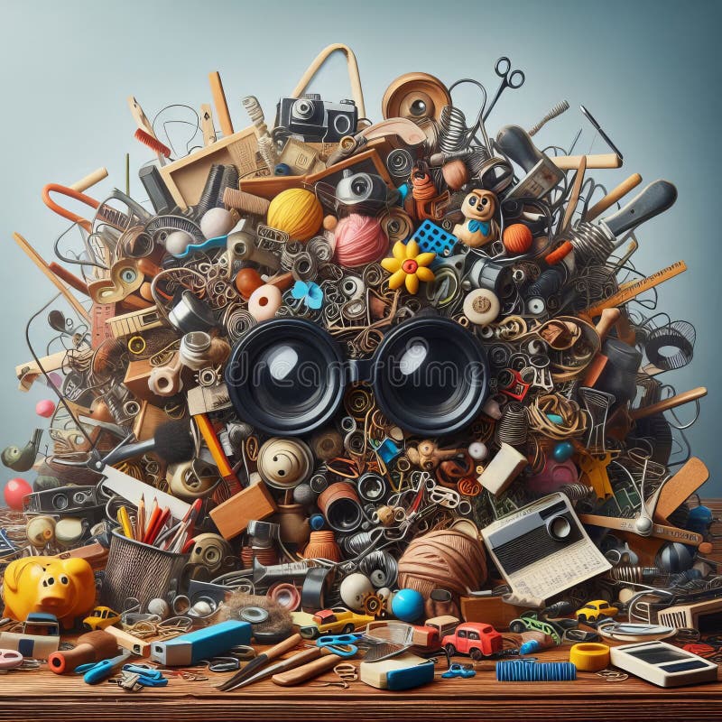 Muddle a State of Confusion or Disorder, Photo V Stock Image - Image of ...