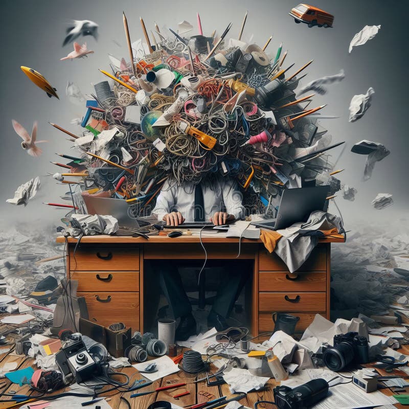 Muddle a State of Confusion or Disorder, Photo V Stock Image - Image of ...