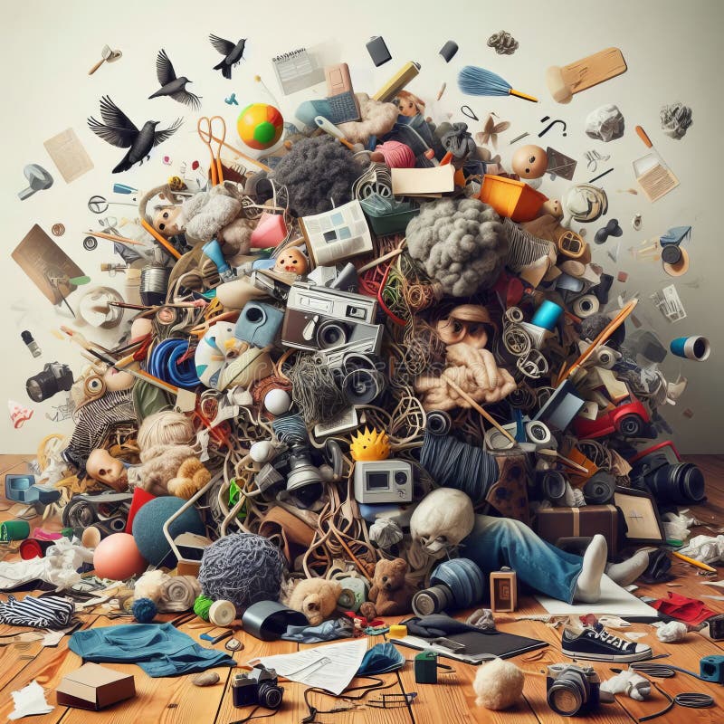 Muddle a State of Confusion or Disorder, Photo V Stock Image - Image of ...