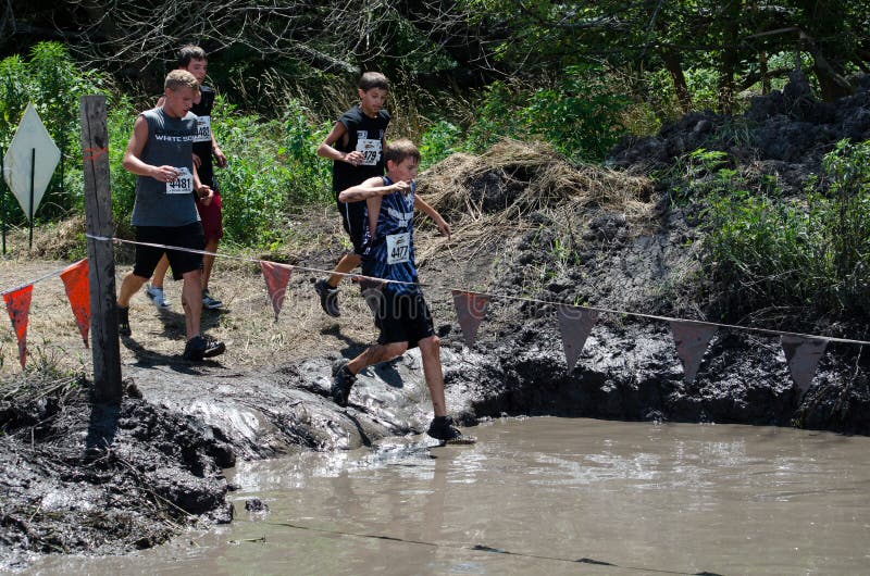 Muddy first step editorial stock photo. Image of energy - 25854623