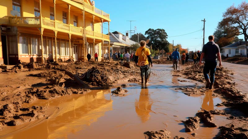 Muddy Floodwaters Following Heavy Rainfall and Inadequate Flood ... Muddy Floodwaters Following Heavy Rainfall and Inadequate Flood ...