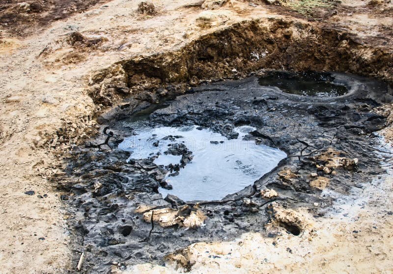 Muddy hot spring stock photo. Image of geyser, dangerous - 149772310