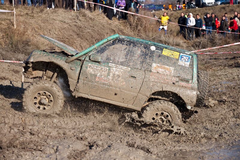 Muddy off-road editorial image. Image of recreation, finger - 22416740