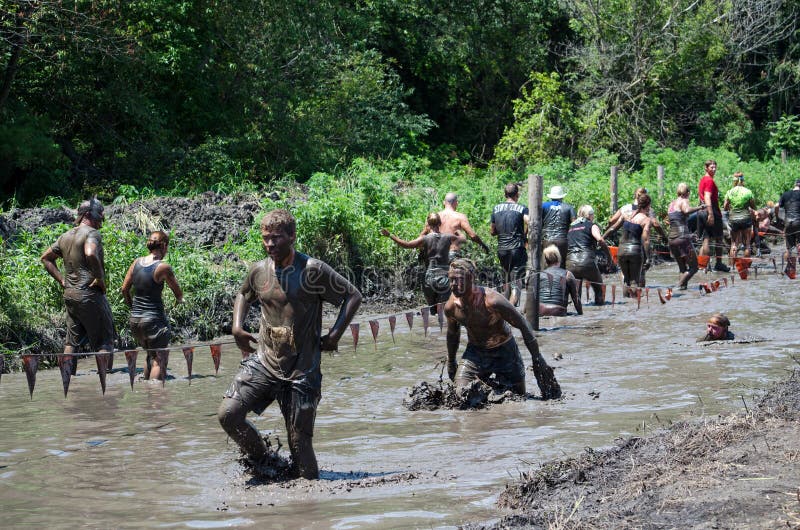 Muddy river walk editorial stock image. Image of fitness - 25854564