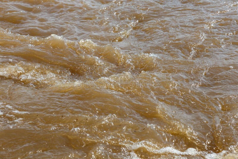 Muddy river water stock image. Image of background, wave - 246665883