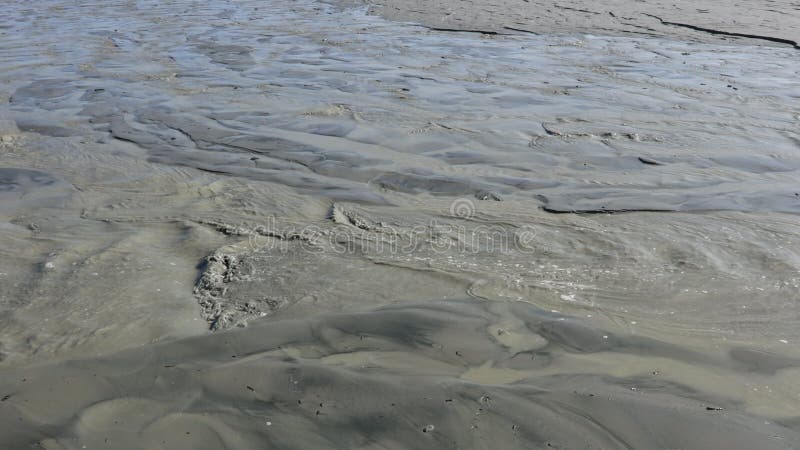 Muddy Shallow Water Flow for Sand Deposition Stock Footage - Video of ...