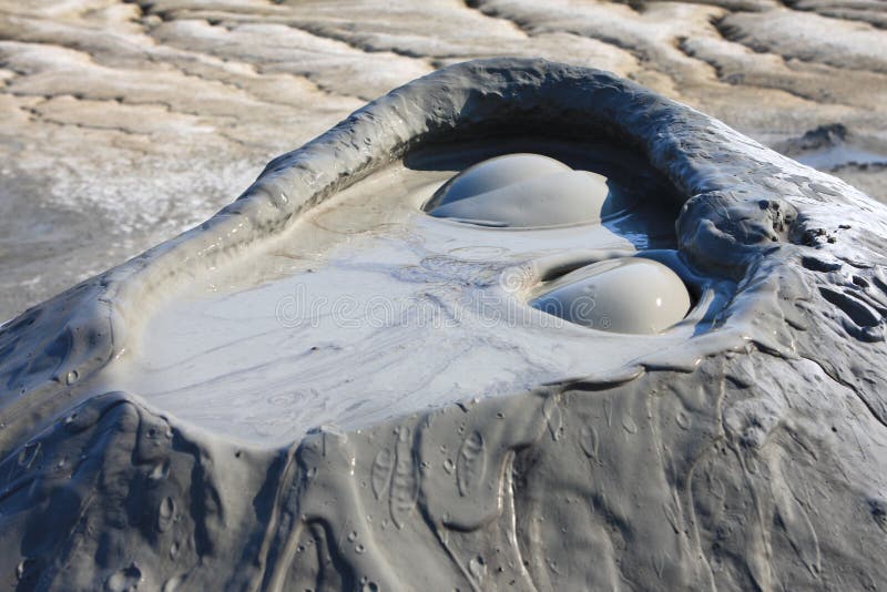 Volcano bubble stock image. Image of muddy, environment - 3298801