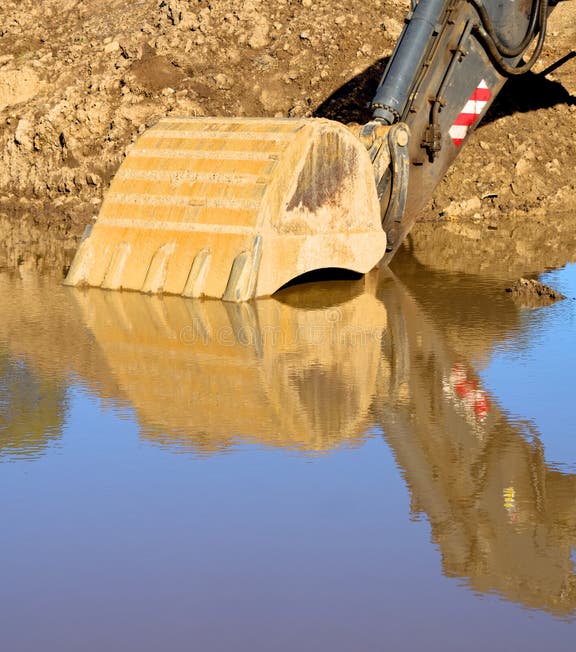 Muddy work stock image. Image of earthmoving, equipment - 32421765