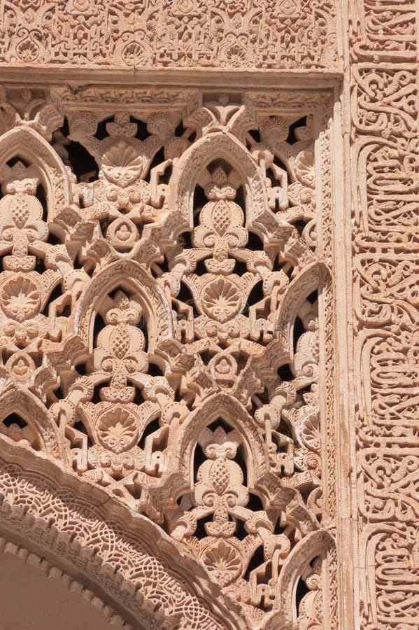 Mudejar decoration stock image. Image of architecture - 25421737