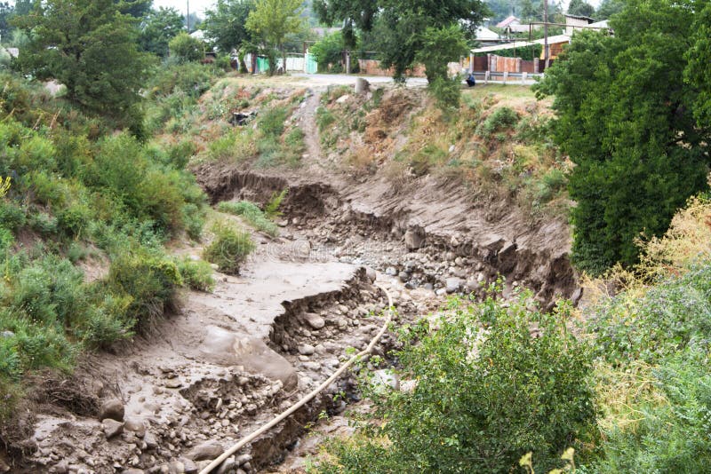 Mudflow stock photo. Image of danger, alberta, nature - 57053046