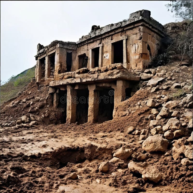 Mudsill a Foundation or Base for a Building Made of Mud or Stoe Stock ...