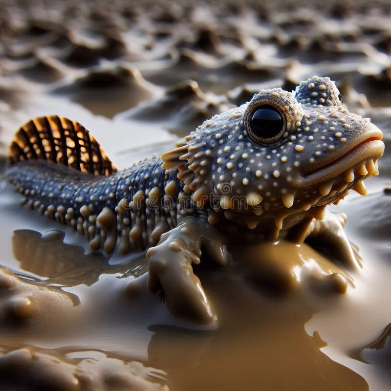 Mudskipper a Type of Fish that Can Move on Land and in Water, H Stock ...