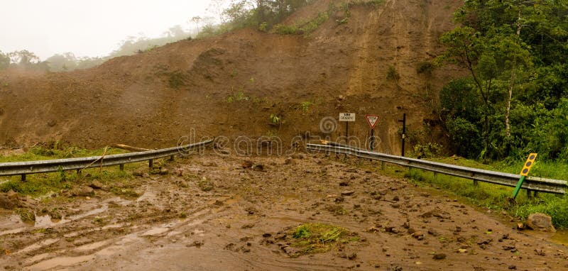 Mudslide stock photo. Image of disaster, landslid, mudslide - 18667570