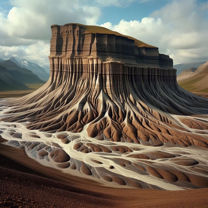 Mudstone a Fine Grained Sedimentary Rock Composed of Compcted M Stock ...