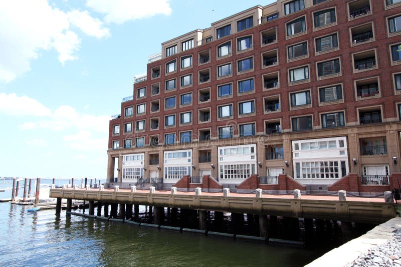 Embarcadero De Rowes En Boston Massachusetts Imagen de archivo - Imagen ...