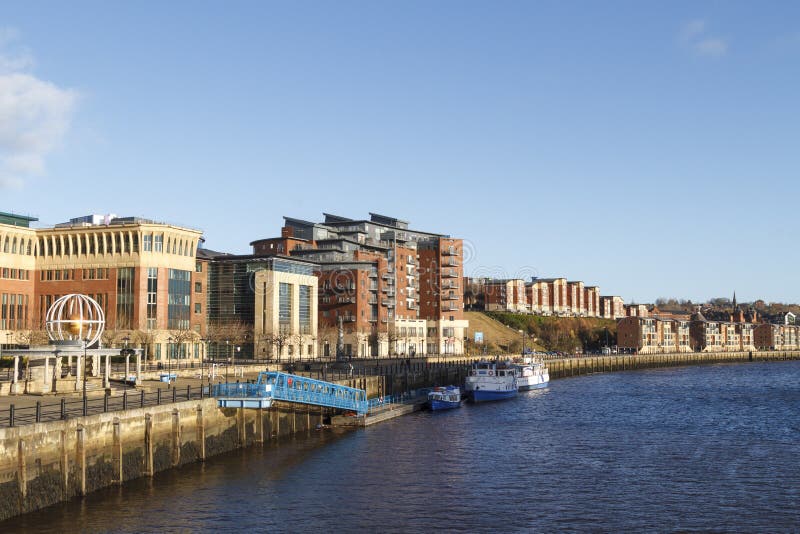 Muelle En Newcastle upon Tyne Uk Foto de archivo editorial - Imagen de ...