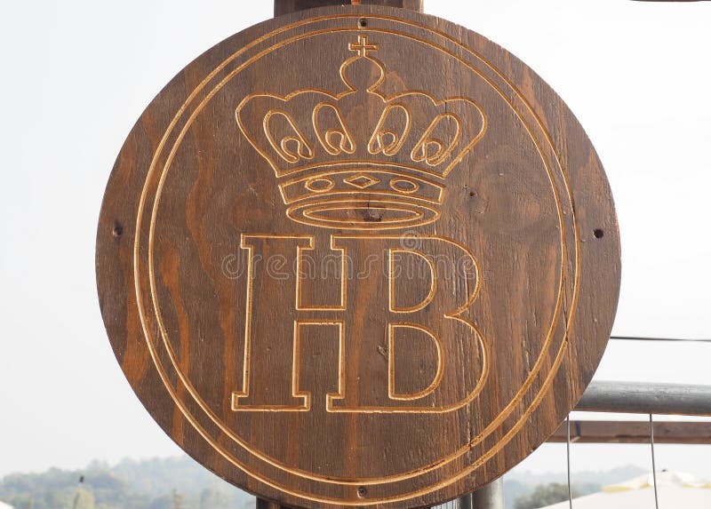 MUeNCHEN - OCT 2019: Hofbraeu Beer Sign Editorial Photo - Image of logo ...