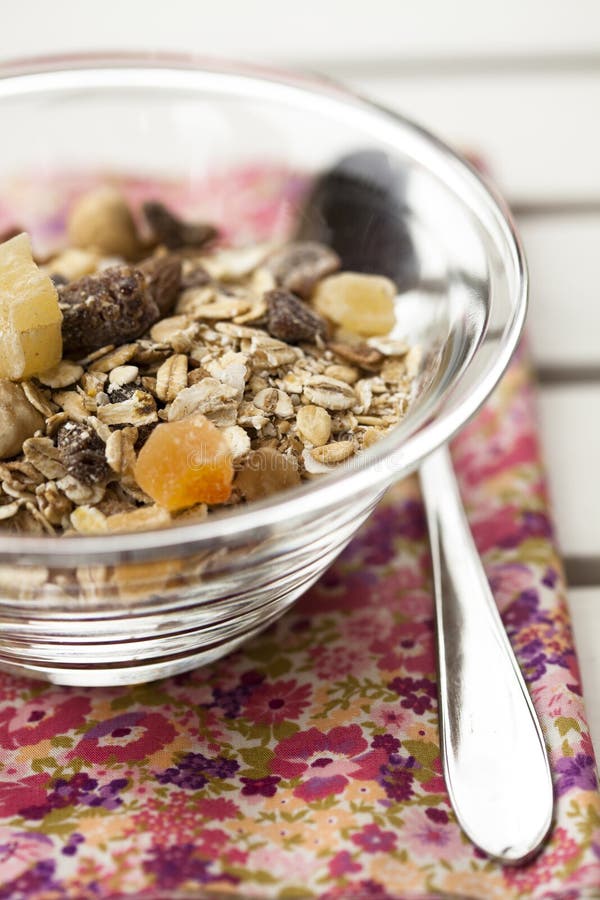 Muesli stock image. Image of raisin, nutrient, meal, organic - 25936491