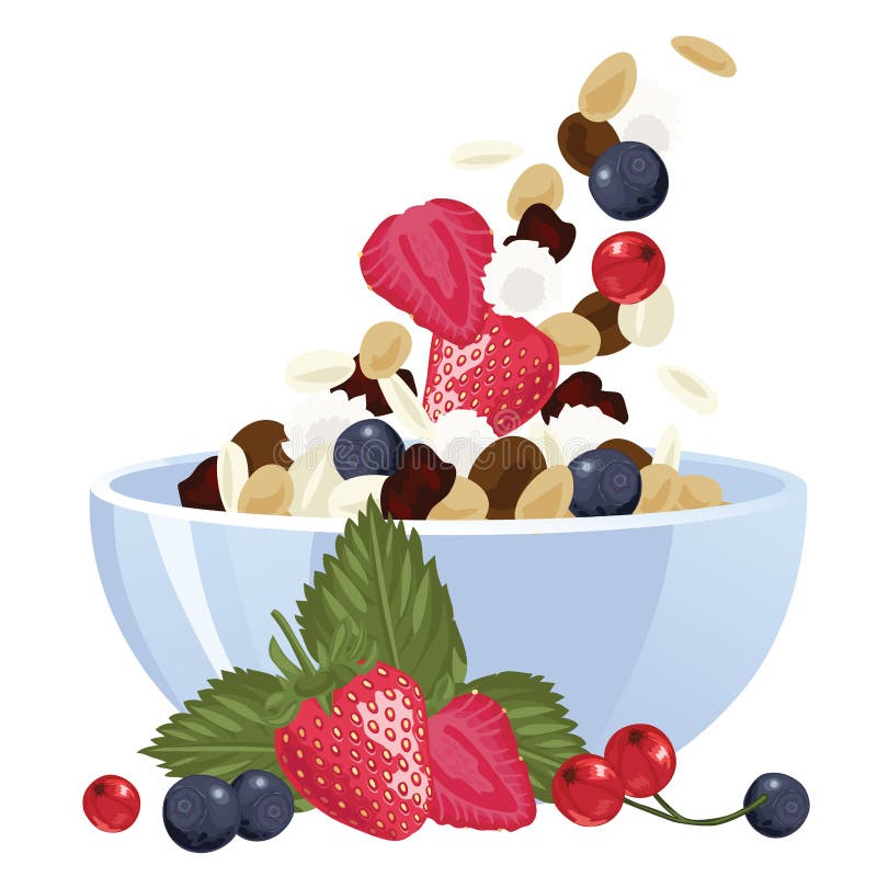 Muesli Stock Illustrations, Vecteurs, & Clipart – (2,477 Stock ...