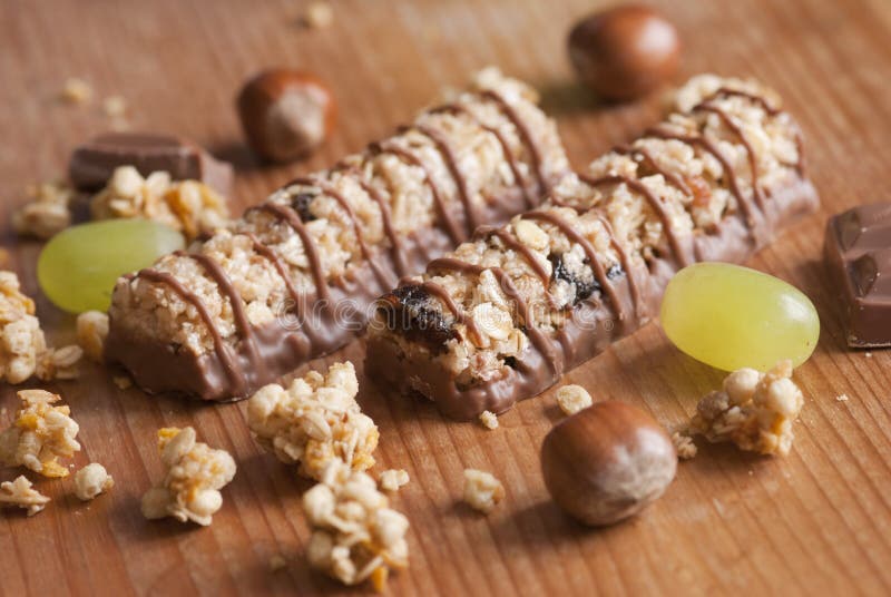 Muesli bars stock photo. Image of raisin, nutrition, lifestyle - 21875676