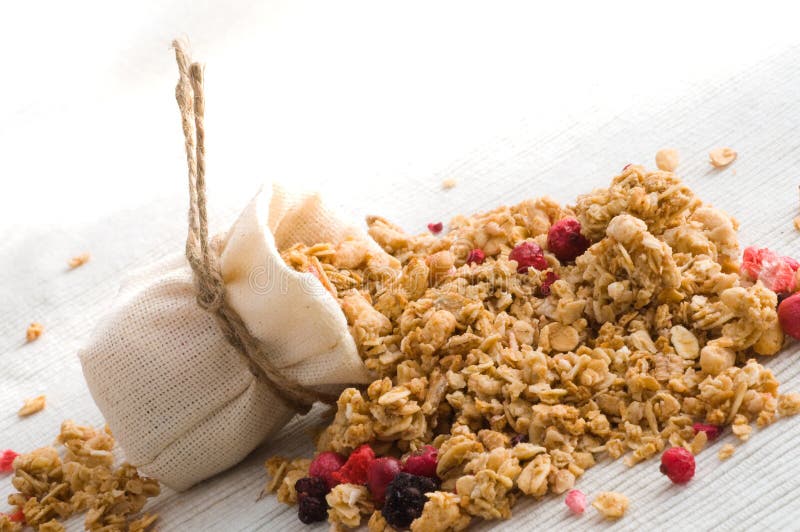 Muesli and berry stock photo. Image of element, rough - 7645814