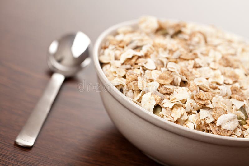 Muesli in bowl stock image. Image of nutritious, energy - 14379733