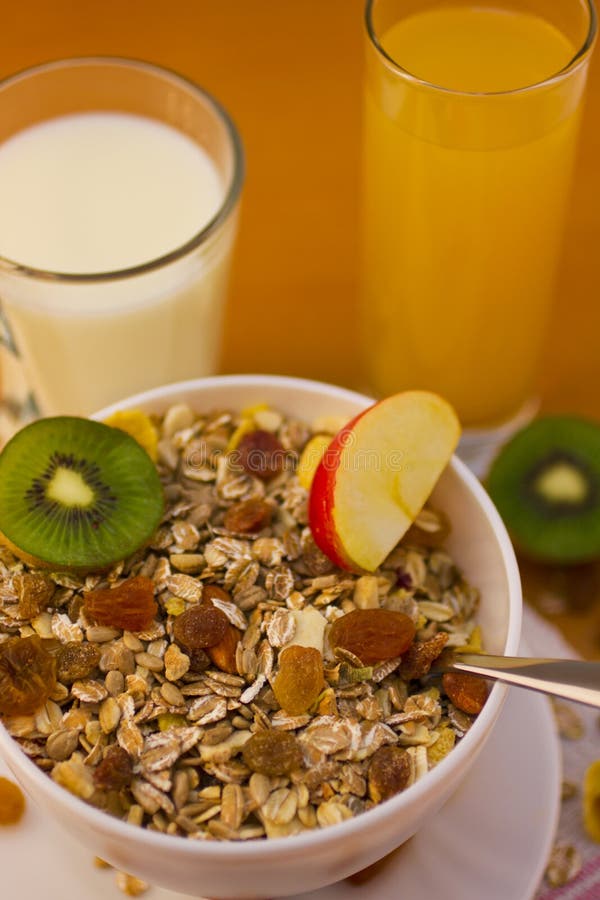 Muesli breakfast 14 stock image. Image of eating, cereals - 28498837