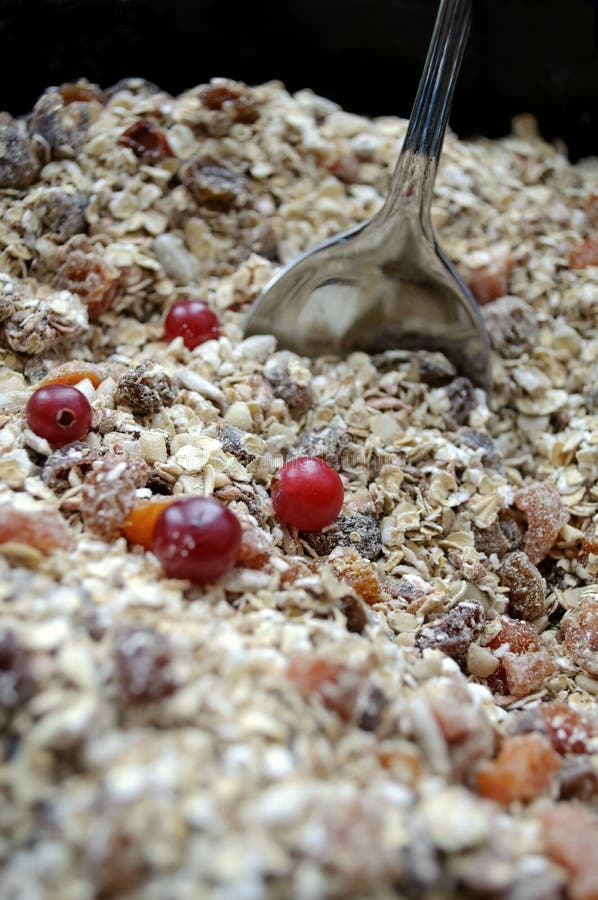 Muesli with Fresh Berries stock image. Image of fiber - 12598625