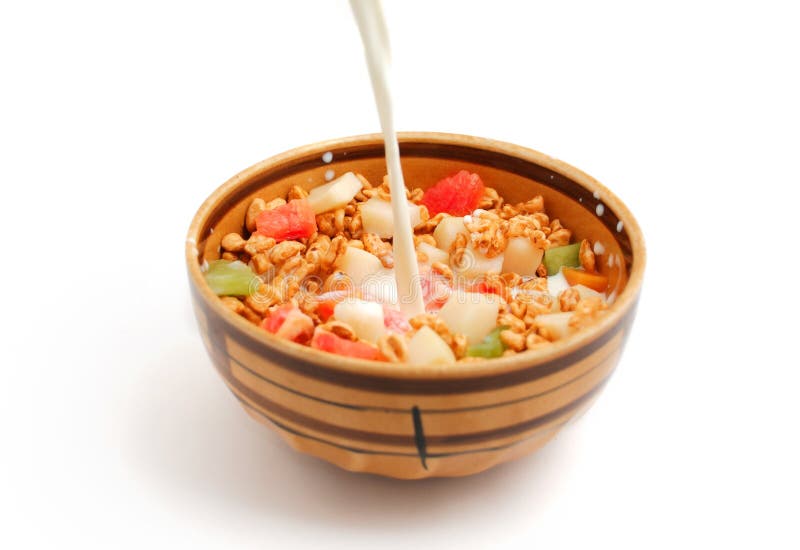 Muesli with fruits stock photo. Image of nutrition, breakfast - 13115332