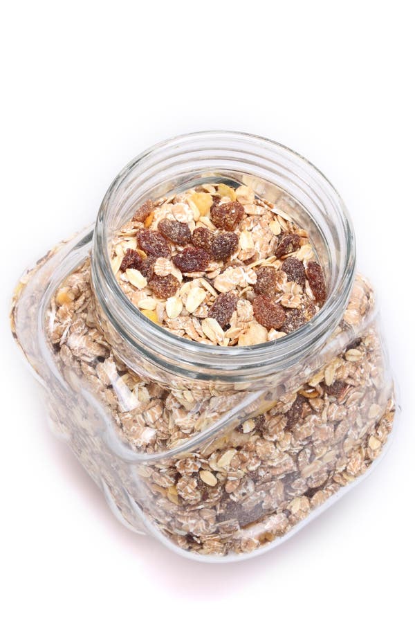 Muesli in glass stock photo. Image of malt, flake, fiber - 62494554