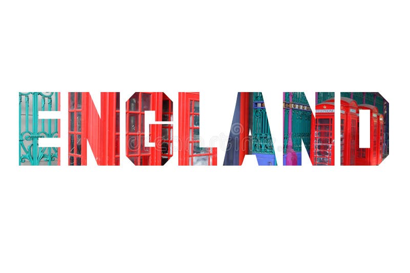 Palabra Inglesa Sobre Fondo Azul Compuesta De Bloques De Letras Abc ...