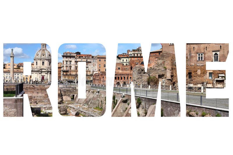 175 Postal De Roma Collage Fotos de stock - Fotos libres de regalías de ...