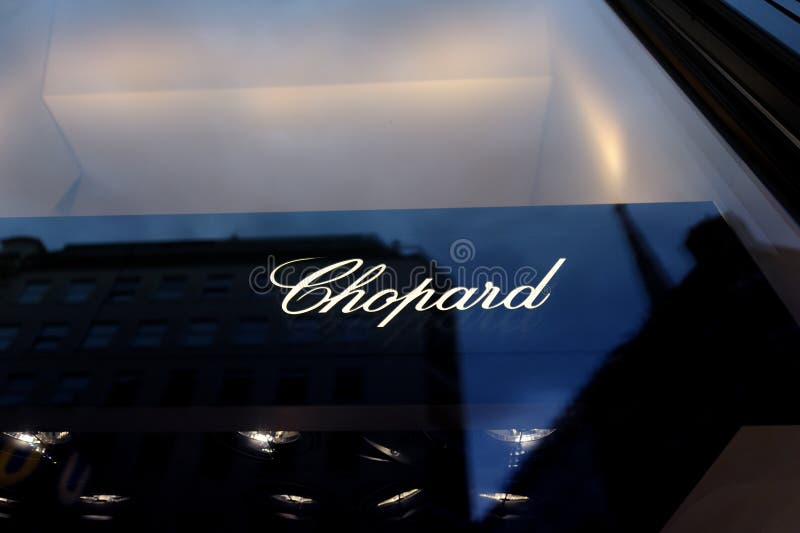 Muestra Del Almacén De Chopard En Viena Imagen editorial - Imagen de ...