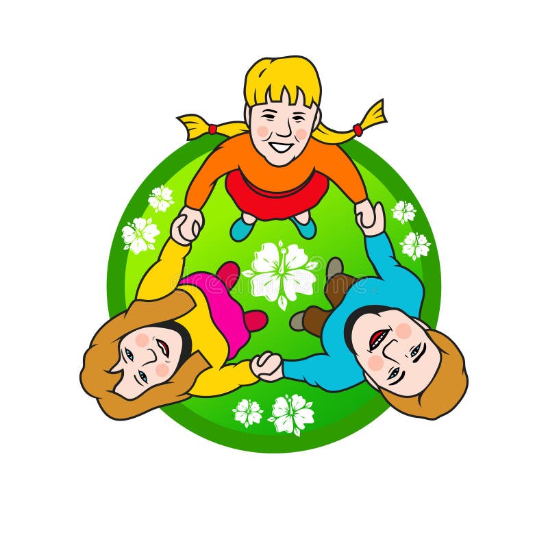 Muestra Del Círculo Familiar Stock de ilustración - Ilustración de ...