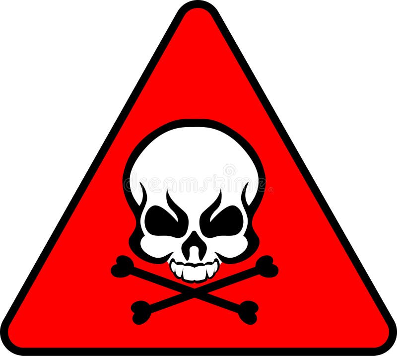 Muestra Del Peligro Del Vector Ilustración del Vector - Ilustración de ...