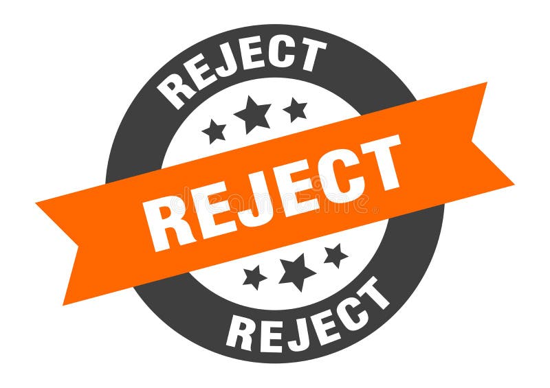 Signo De Rechazo. Rechazar El Sello De Grifo. Ilustración del Vector ...