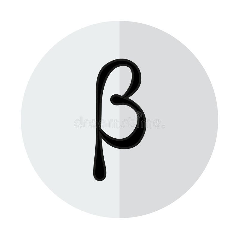 Muestra del vector beta ilustración del vector. Ilustración de vector ...