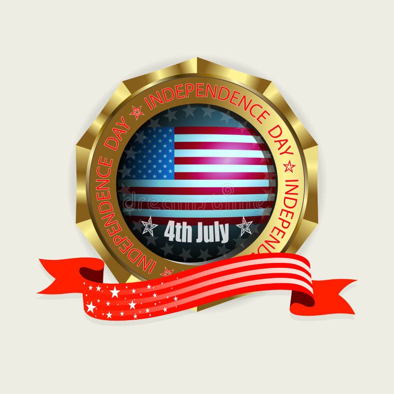 Muestra Redonda, Color De Oro Con El Texto Ilustración del Vector ...