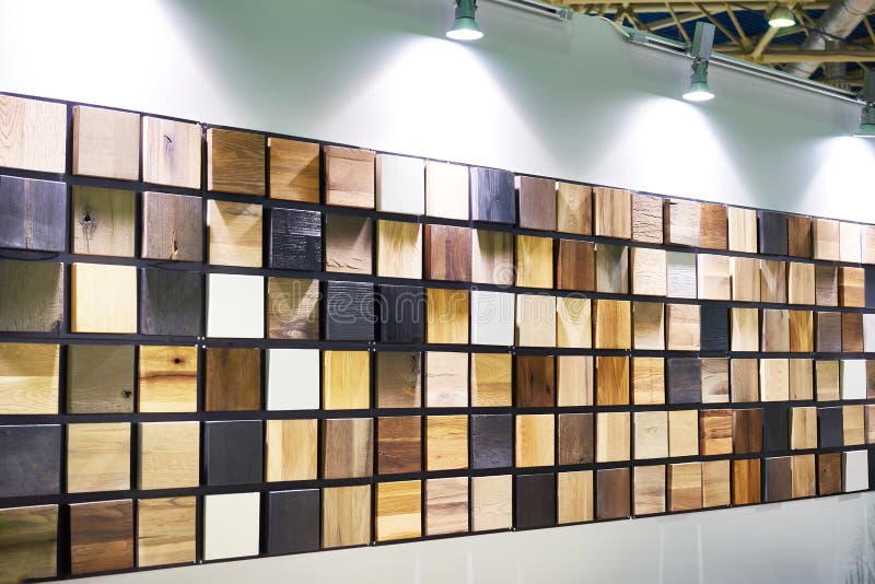 Muestras De Los Paneles De Madera Para Los Muebles Imagen de archivo ...